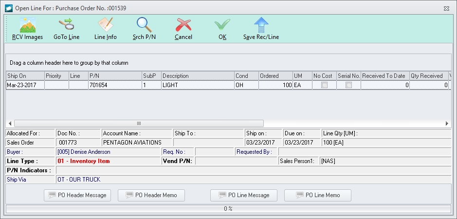 Create Purchase Receiver