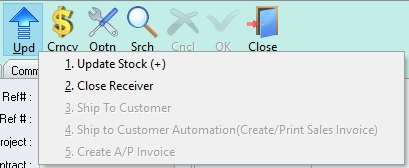 Create Purchase Receiver